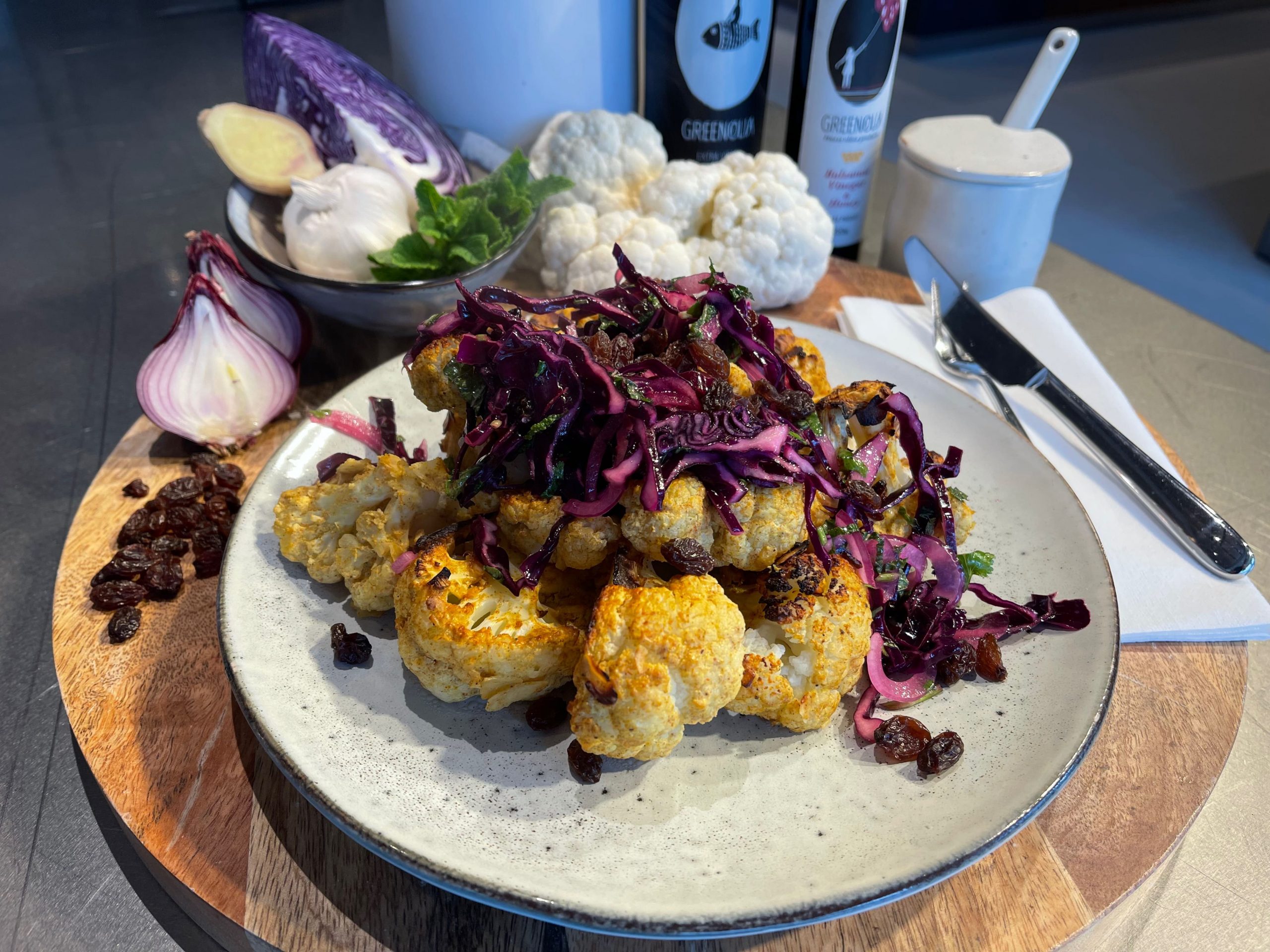 bloemkool met rozijnen, walnoot en kappertjes recept - Inspiratiehuis 20|20